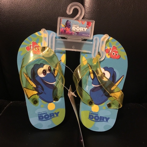 Disney | Shoes | Toddler Disney Finding Dory Flip Flops | Poshmark